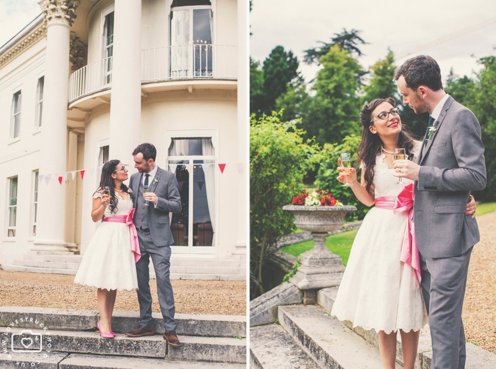Parisa & Tom’s 50’s Inspired Wedding in Sundridge Park Manor, London ...