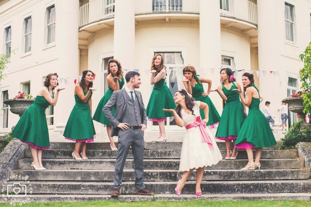 Parisa & Tom’s 50’s Inspired Wedding in Sundridge Park Manor, London ...